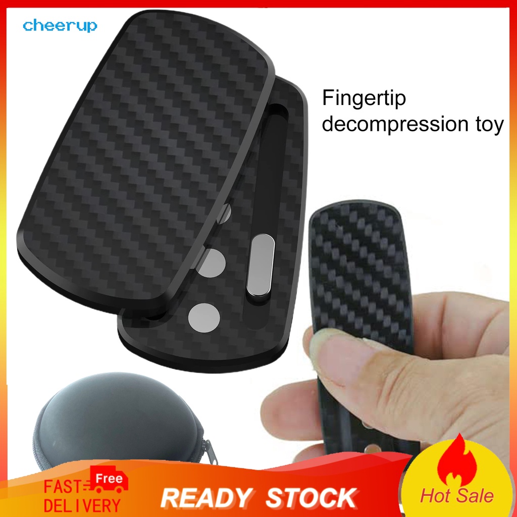 cheerp EDC Fidget Toy Smooth Surface Electroplating Anti-abrasion Two ...