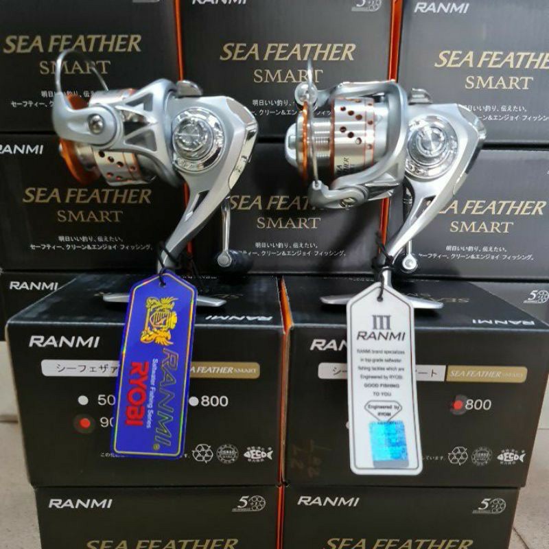RYOBI RANMI SEA FEATHER 800,900,UL SPINNING REEL | Shopee Malaysia