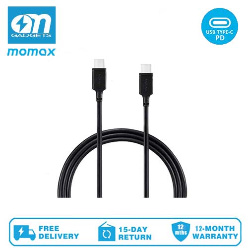 MOMAX Zero USB-C to USB-C cable supports PD 60W fast charging (1m) DC16 ...