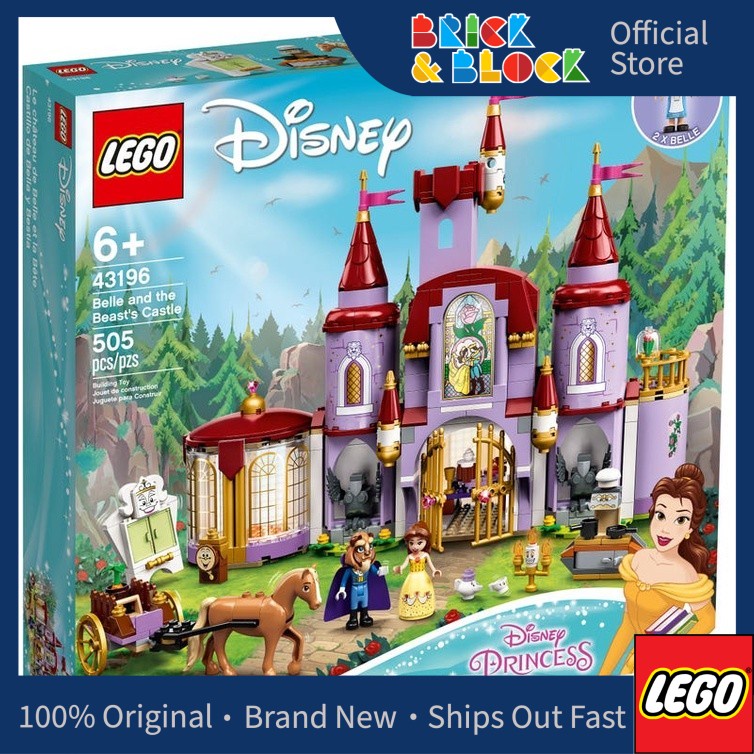 LEGO 43196 Belle and the Beast's Castle | LEGO Disney | Shopee Malaysia