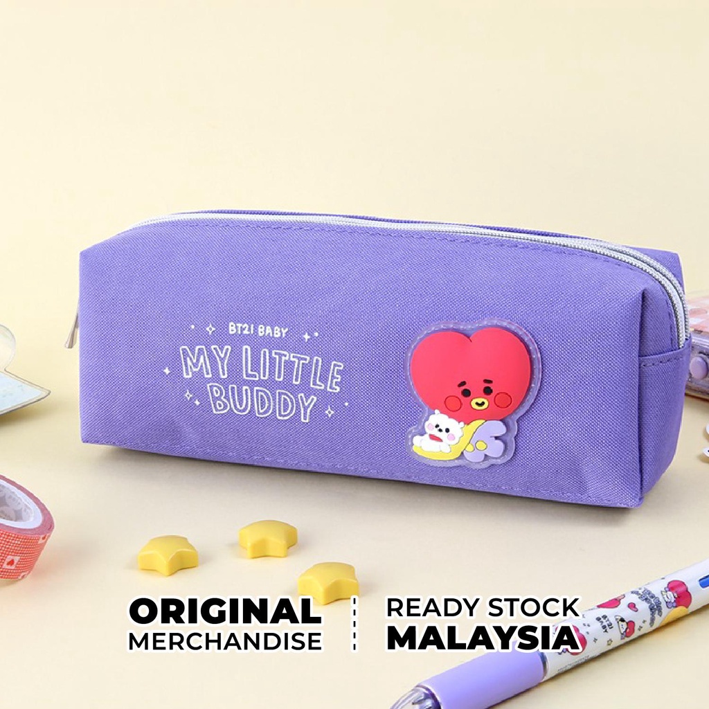 [OFFICIAL] BT21 Little Buddy Twin Pocket Pen Pouch BTS BT21 TinyTAN BangTan Kpop Merch | Shopee ...