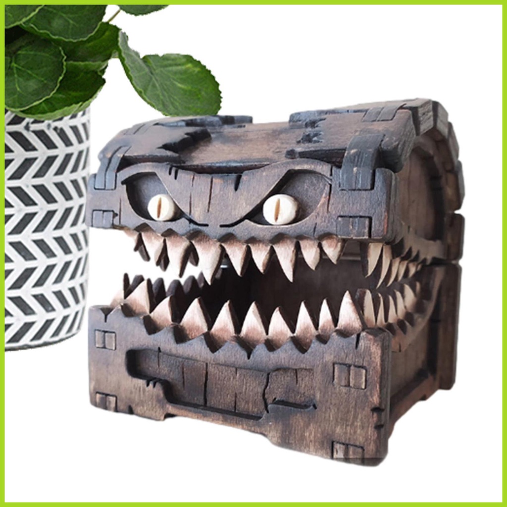 Mimic Chest Storage Box Treasure Chest DND Mimic Chest Box Multipurpose ...