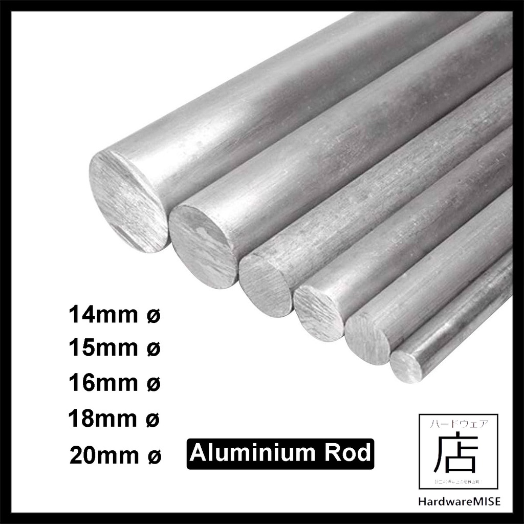 Aluminum Rod 6061 Aluminium Solid Round Bar 14mm 15mm 16mm 18mm 20mm ...