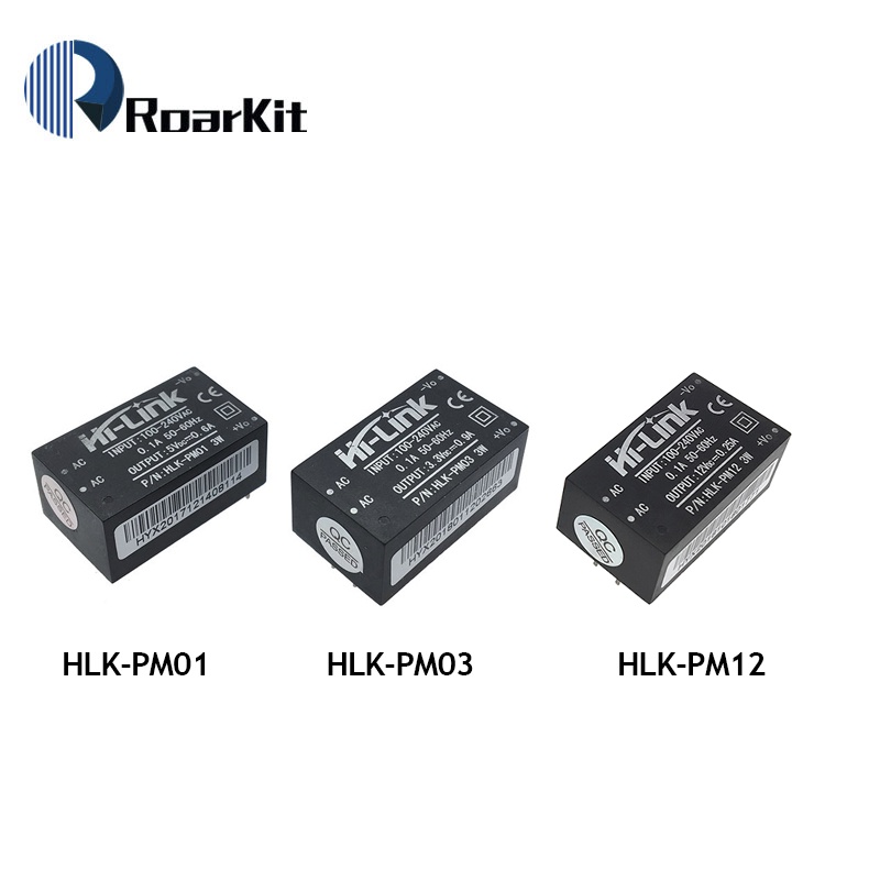 HLK-PM01 HLK-PM03 HLK-PM12 AC-DC 220V to 5V/3.3V/12V mini power supply ...