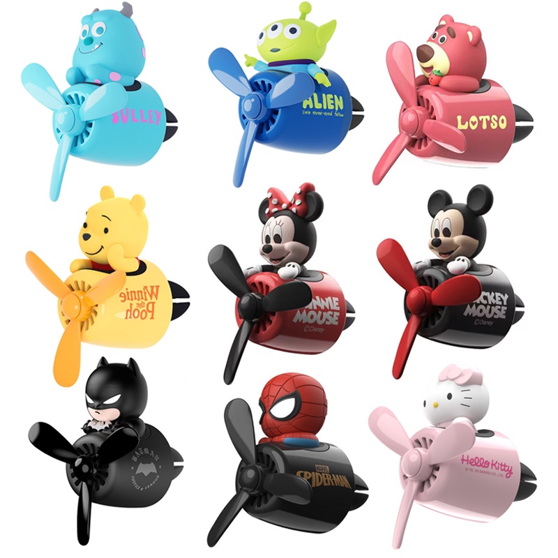 Disney Sanrio Line Friends Car Plane Aroma Alien Sullivan Mickey Minnie ...