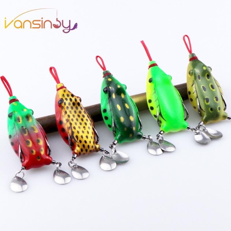 New Umpan Katak Casting 6cm/12g Fishing Frog Lure Soft Bait Lure with ...
