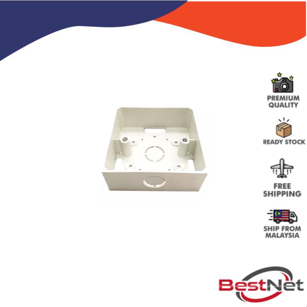 PVC 3 x 3 Nut box or Base for 13A s/socket and Switches | Shopee Malaysia