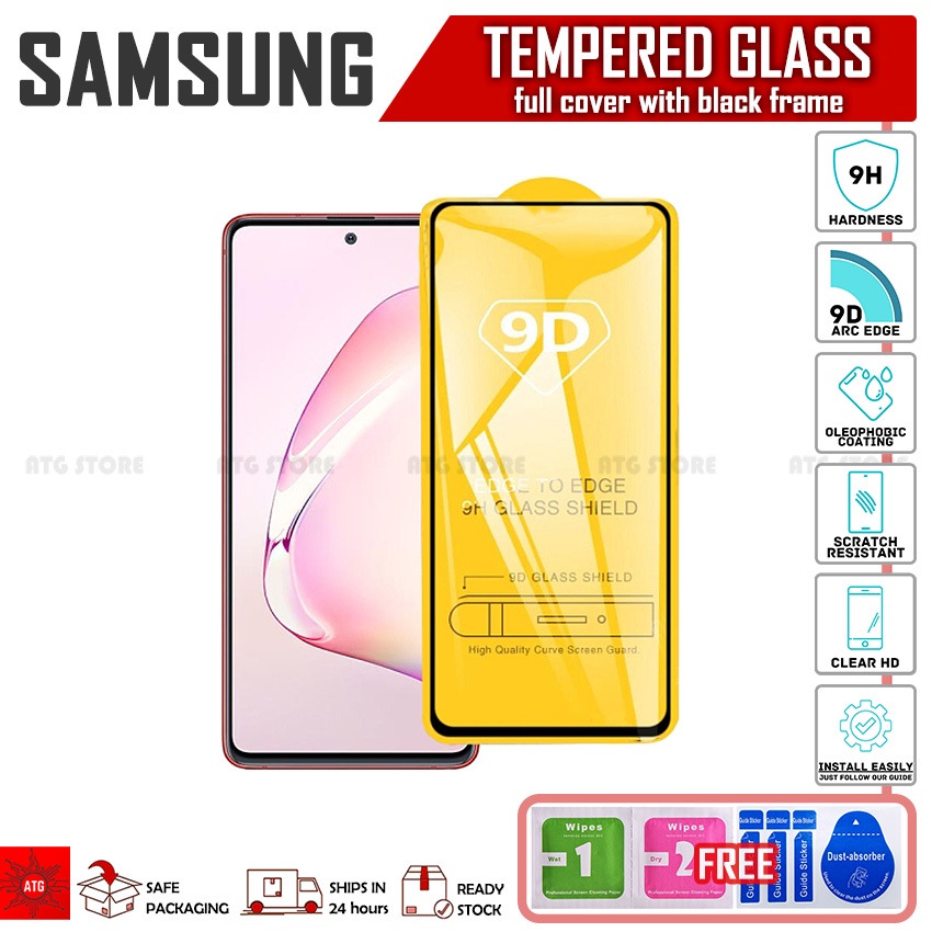 Samsung Tempered Glass 9H Screen Protector Samsung A14 A05 M14 A73 A72 ...