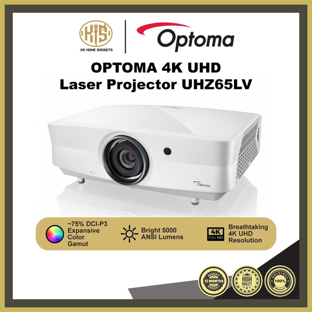 Optoma UHZ65LV Bright 4K UHD Laser Projector | Shopee Malaysia