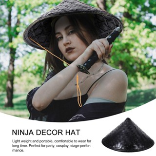 EPOCH Bamboo Rattan Hats Sunscrean Hats Adjustable Retro Women Sun Hats ...