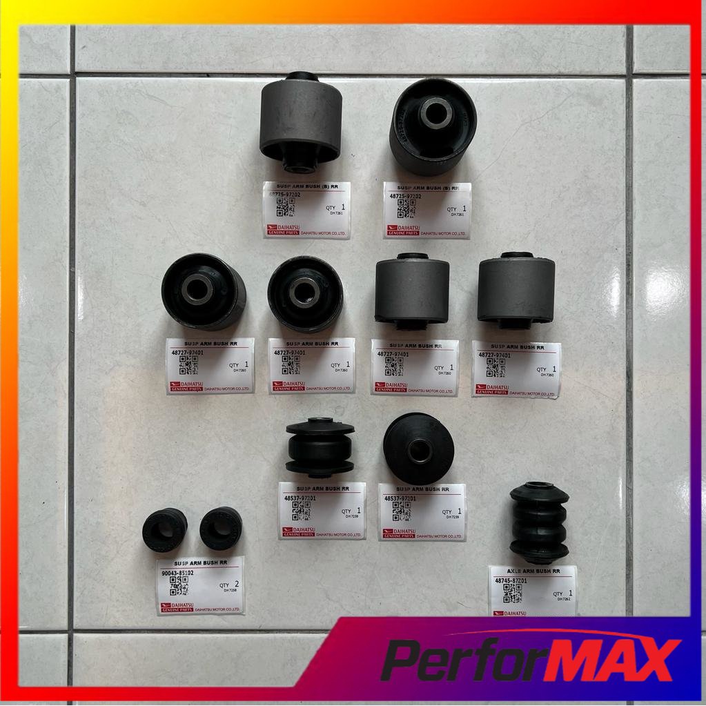 11 ITEM REAR SET FOR PERODUA KENARI /KELISA TRAILING ARM BUSH & LATERAL ...