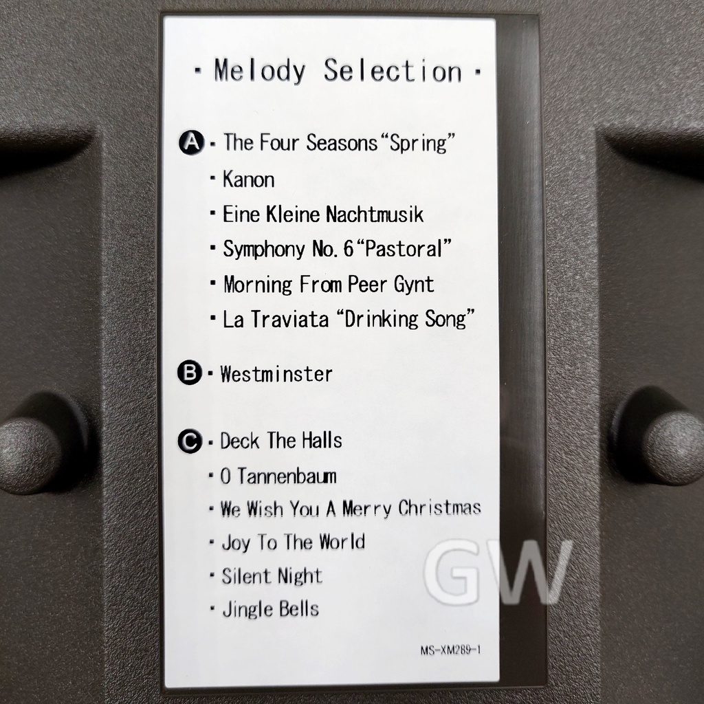 100% ORIGINAL SEIKO Melodies in Motion Light Sensor Wall Clock QXM290 ...