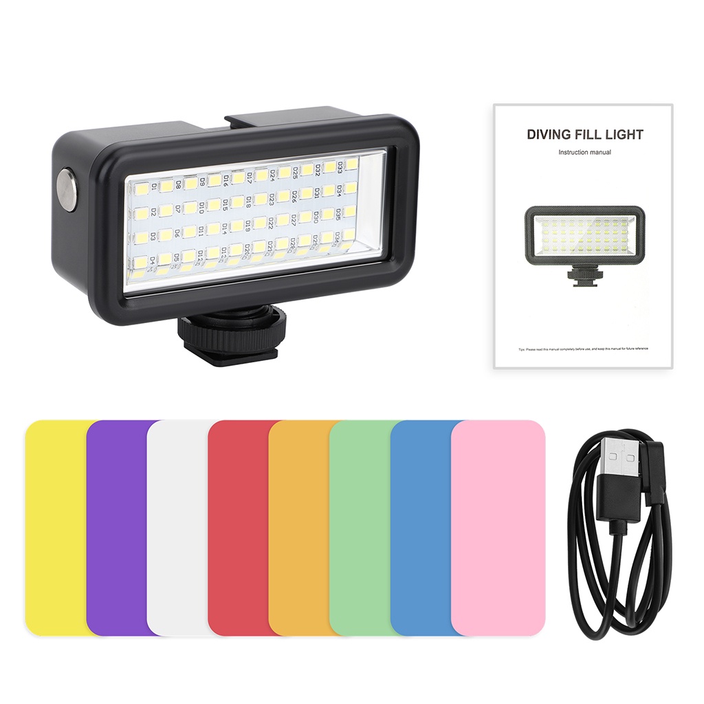 XT-XINTE LED Video Diving Light 2500mAh 6000-6500K Lighting ...