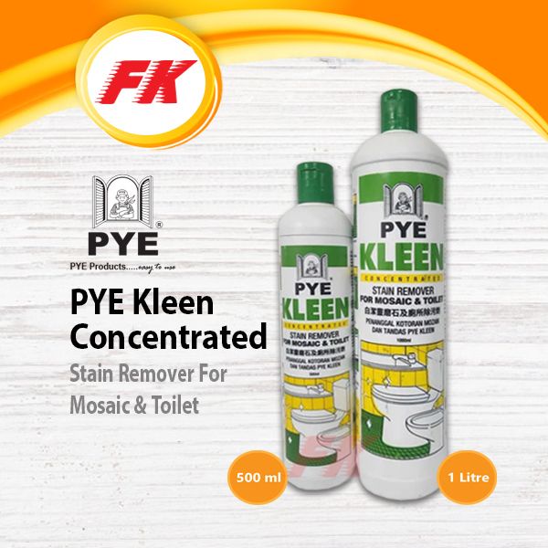 PYE KLEEN Stain Remover for Mosaic & Toilet (Cuci Tandas & Lantai ...