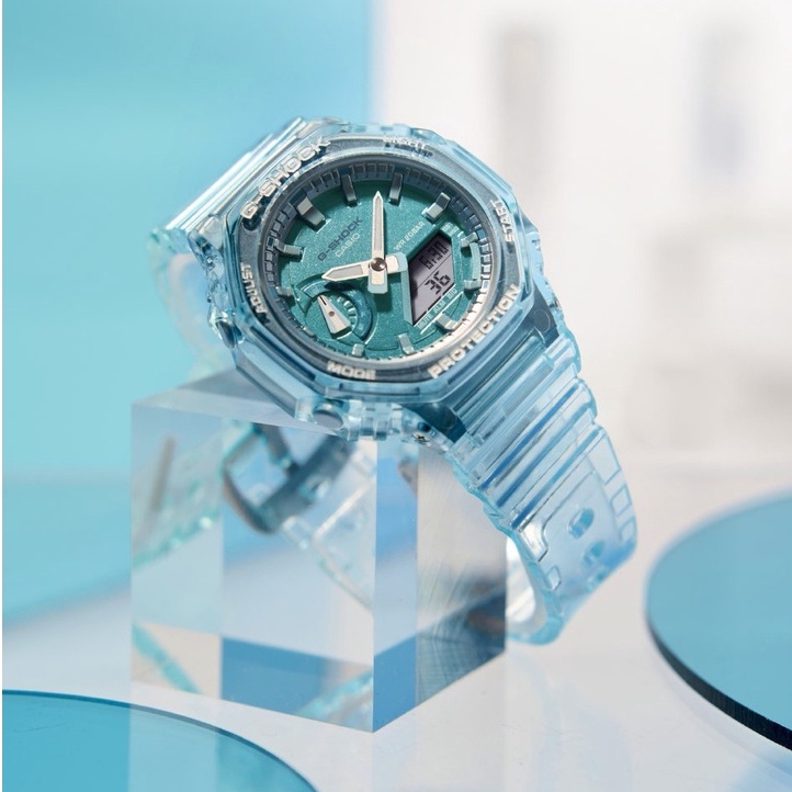 G Shock GA 2100 TMJ New Version Jelly Blue GMA S2100 ,Day Indicator ...