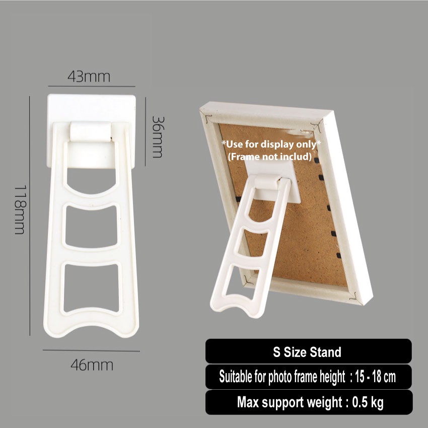 Plastic Stand Frame Bracket Holder Back Support | Shopee Malaysia