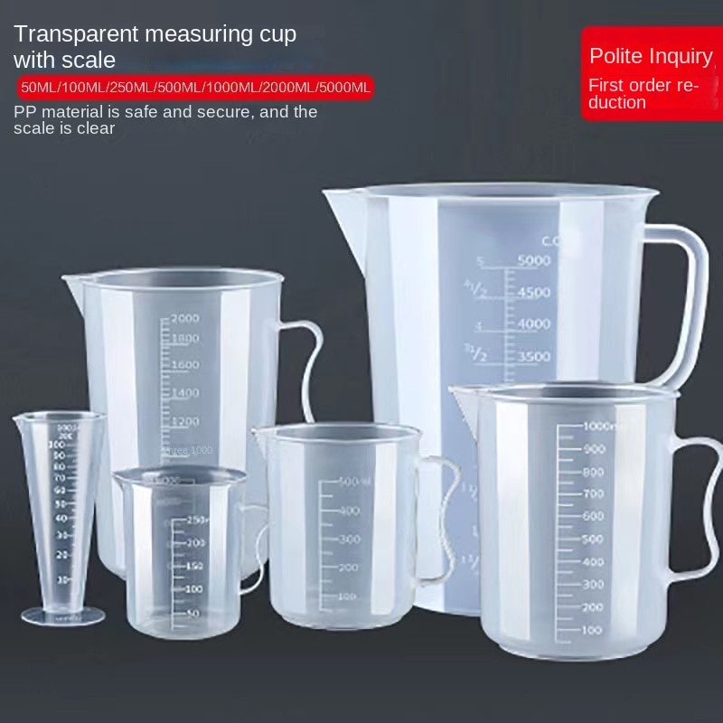(READY STOCK)Measuring Jug Cup Plastic Transparent Kitchen Baking 100ml 250ml 500ml 1000ml ...
