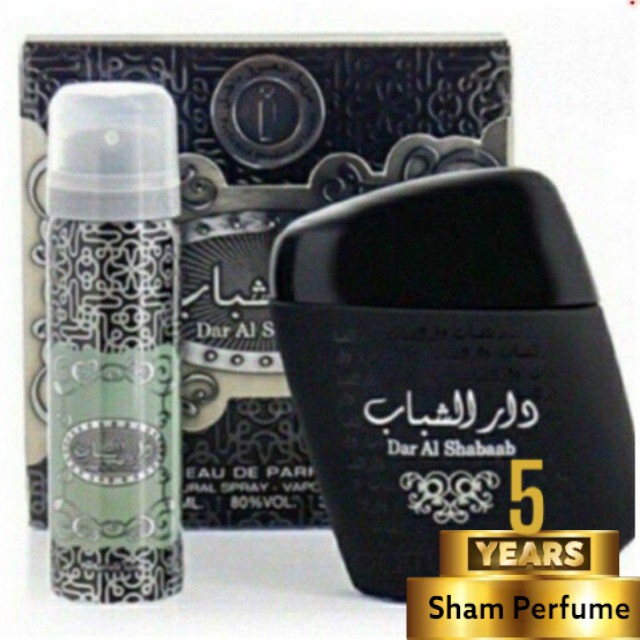 Dar Al Shabaab Perfume for him 100 ml EDP free body spray 👨🏻 Shabaab ...