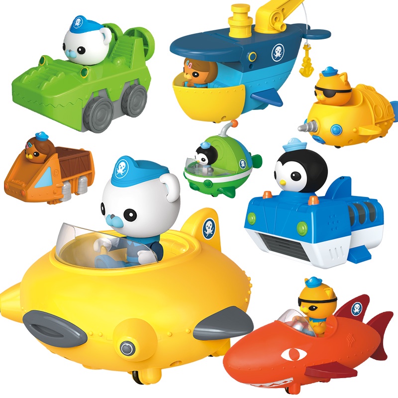 Octonauts Octopod Kwazii Peso Barnacles Penguin Action Figure Scence ...