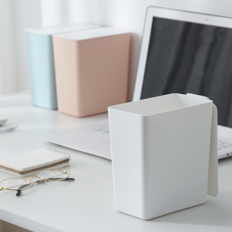 Mini Dustbin Desktop Trash Bin Desk Tabletop Wastebasket Bin Rubbish ...