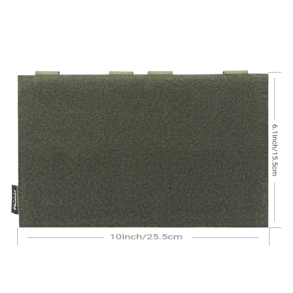 LUC 1PC 1000D Nylon Vest Patch Molle Adapter Big Panel Hook&Loop ...