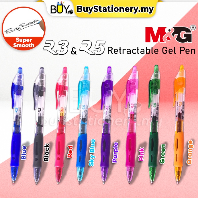 [Malaysia Version] M&G Pen R3 R5 Colour Gel Pen Smooth 0.5 0.7 -(1s/Pcs ...