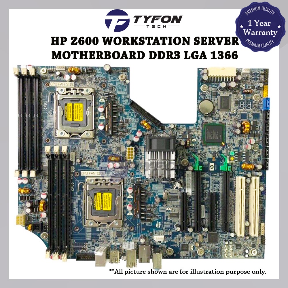 HP Z600 Workstation Server Motherboard DDR3 LGA 1366 460840-003 591184 ...