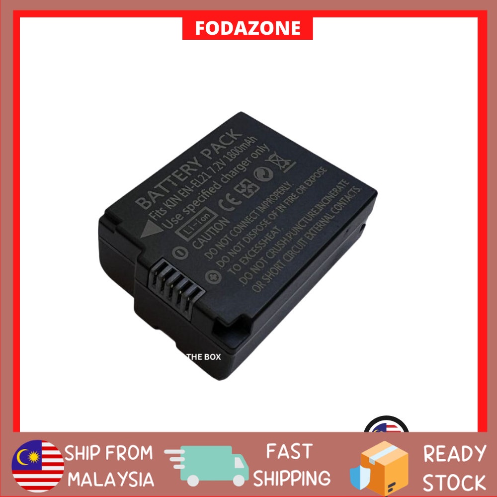 🔥READY STOCK🔥Nikon EN-EL21 Rechargeable Li-Ion Battery for Nikon 1 V1 ...
