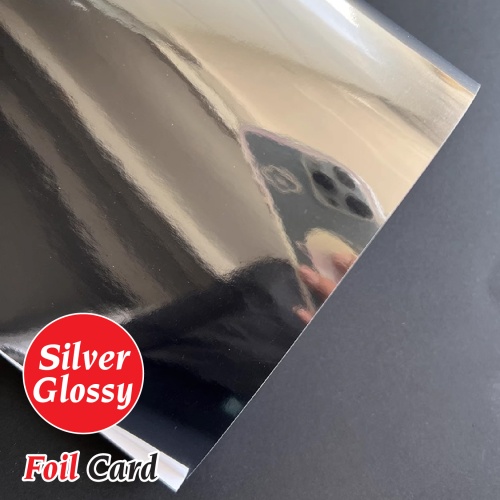 A4 Foil Card 128gsm 275gsm | Hi Gloss Metallic Card | Shiny Mirror card ...