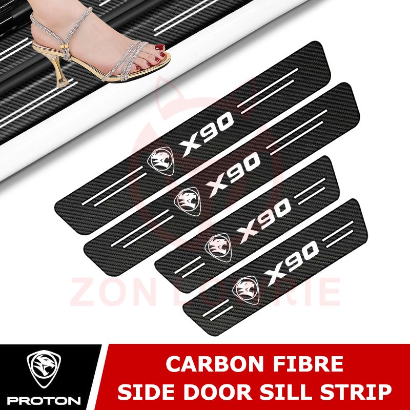 [4pc/set] for Proton X90 Door Sill Side Step Protector Accessories ...