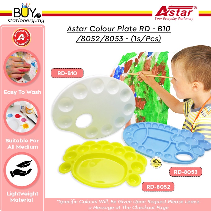 Astar Watercolour Palette Water Colour Plate -(1s/PCS) [Spend RM70 for ...