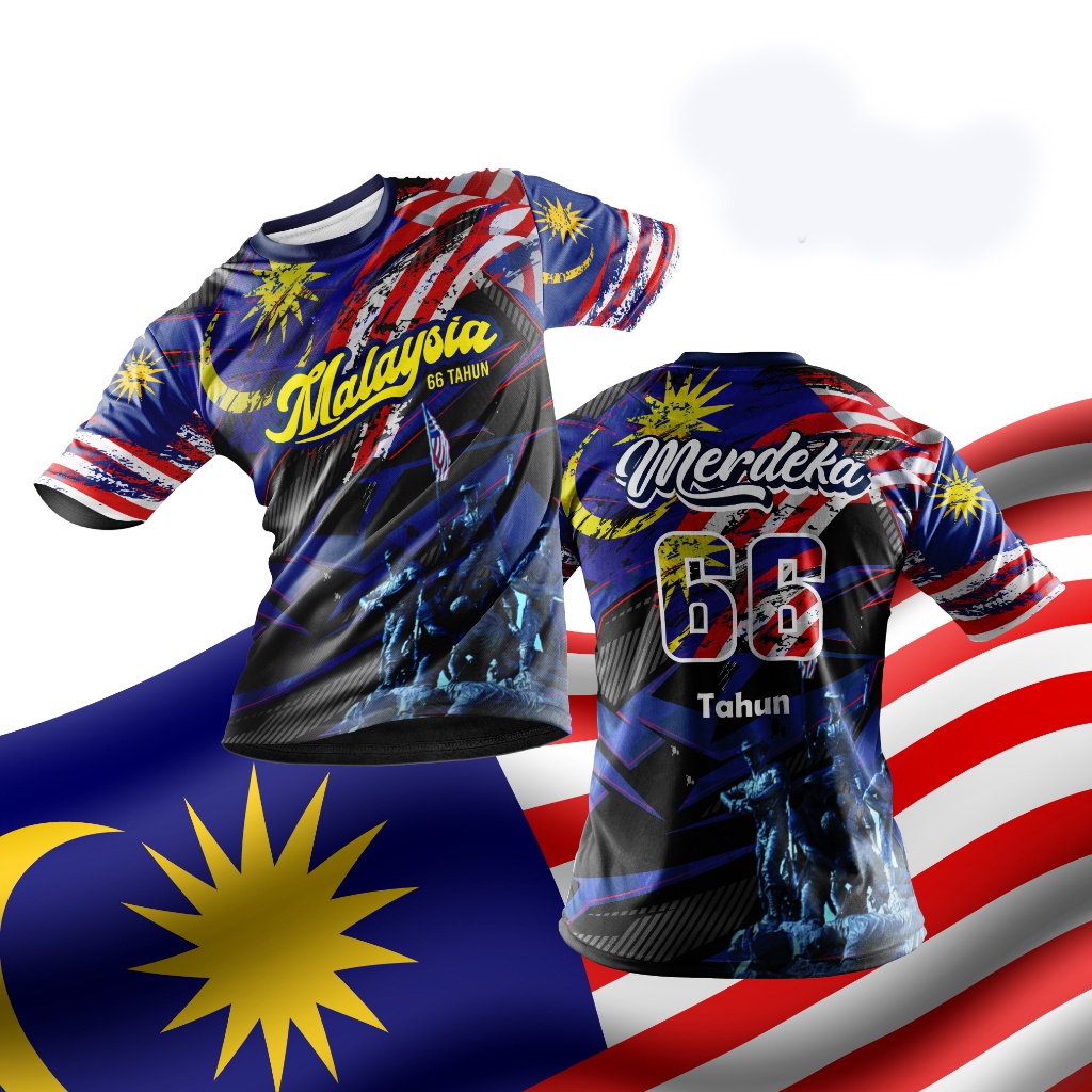 MERDEKA 66 SHIRTS (MALAYSIA MERDEKA 66 2023 SPECIAL DESIGN) | Shopee ...