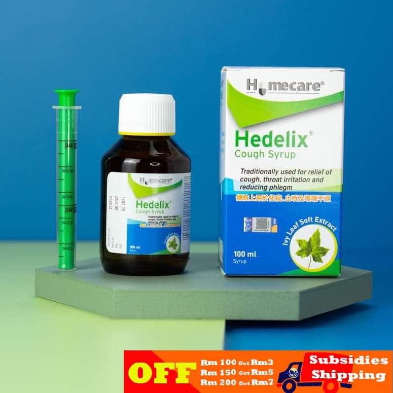 [EXP:2/26]HOMECARE HEDELIX COUGH SYRUP (100ML) | Shopee Malaysia