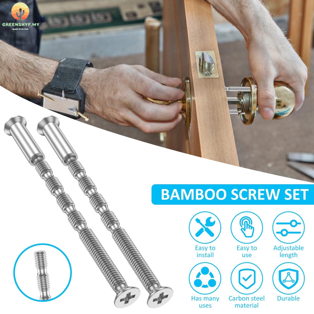 50Pcs Door Handle Screw Universal M4 Door Handle Bolt Carbon Steel ...