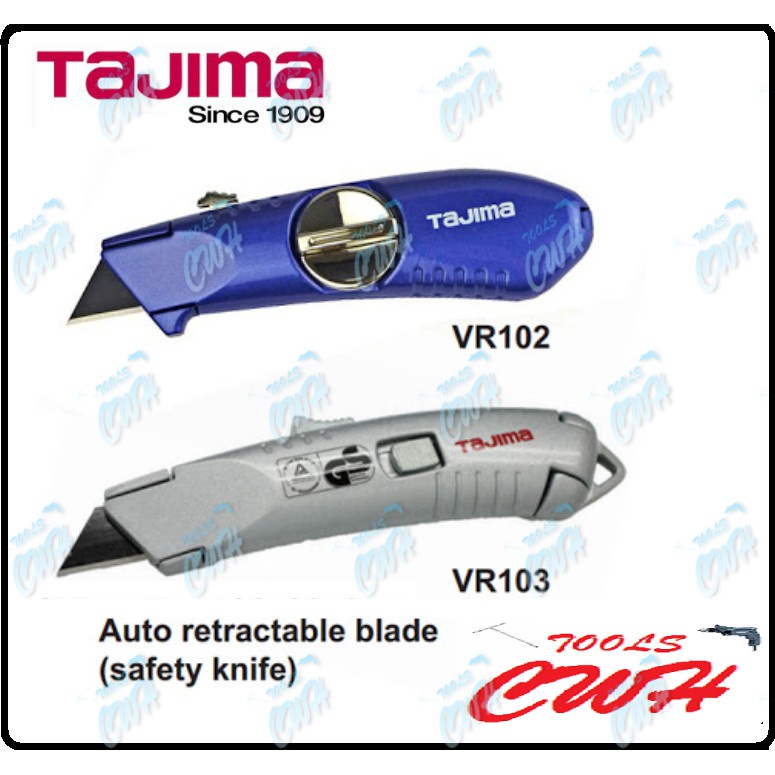 TAJIMA JAPAN UTILITY KNIFE CUTTER PISAU VR102 VR103 VRB2-5B HKB-5B | Shopee Malaysia