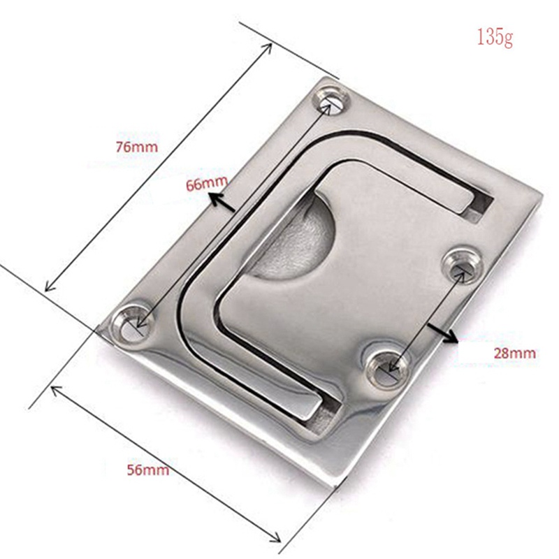 Stainless Steel 316 Flush Lift Ring Hatch Pull Handle Locker Cabinet ...