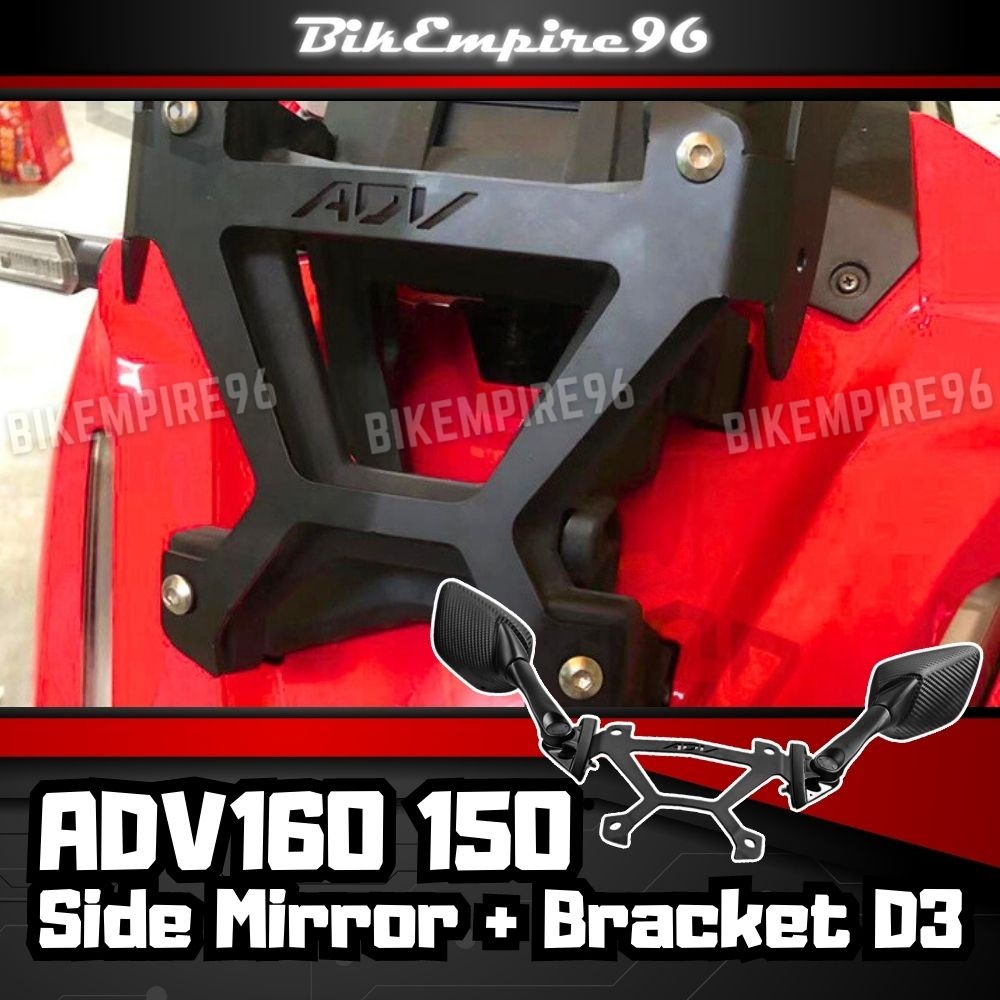 Honda ADV160/150 Side Mirror + Bracket D3 Motorcycle Accessories Side ...