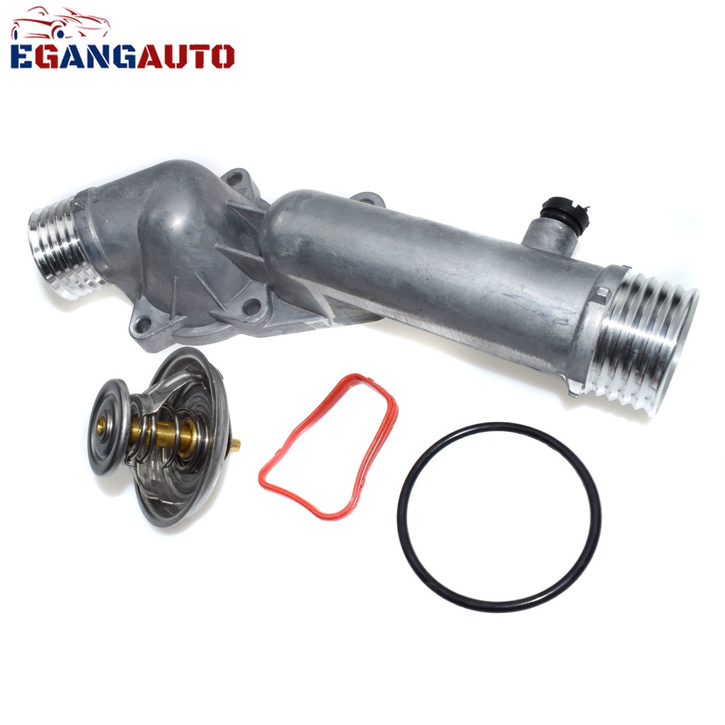 For BMW E39 528i 1997 1998 ALUMINUM Thermostat Housing Cover W ...