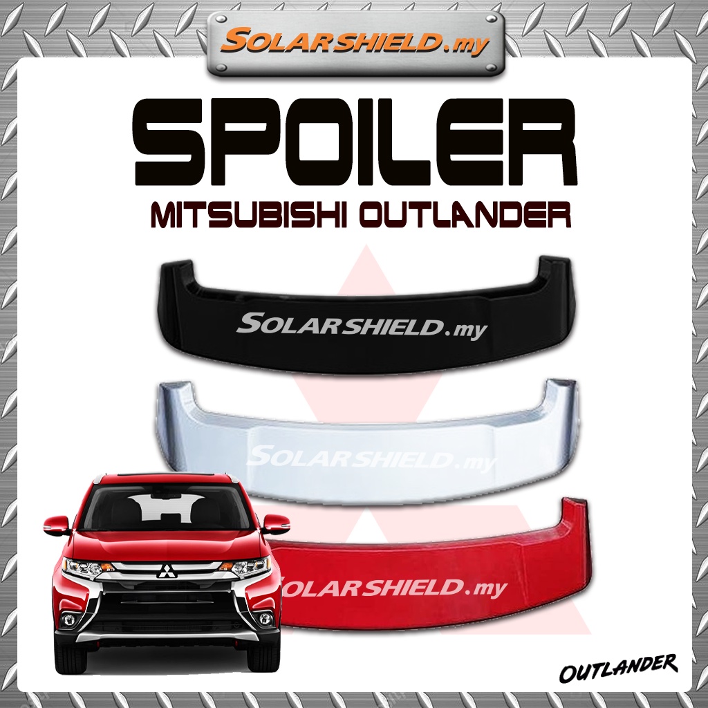 Mitsubishi Outlander Rear Roof Top ABS Sport Spoiler With Color Paint ...