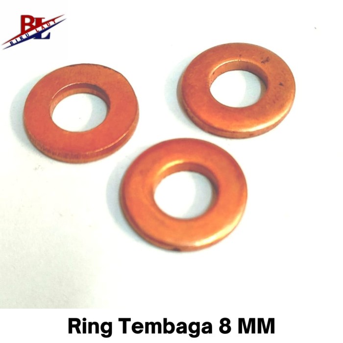 8mm Copper CV Ring for Thick CYL Head Bolts (M8x17MM) CONTENTS 50 PCS ...