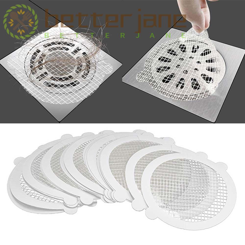 Better Jane 30pcs Hair Catcher Strainer Fiber Disposable Shower Drain