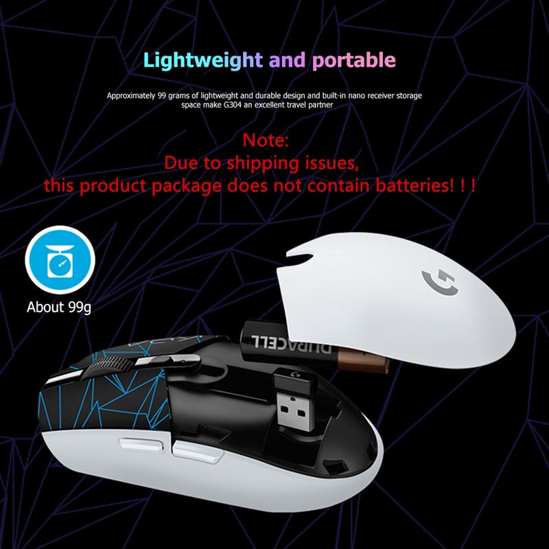 Logitech G304 KDA LIGHTSPEED Wireless Gaming Mouse 6 Butang Berprogram ...