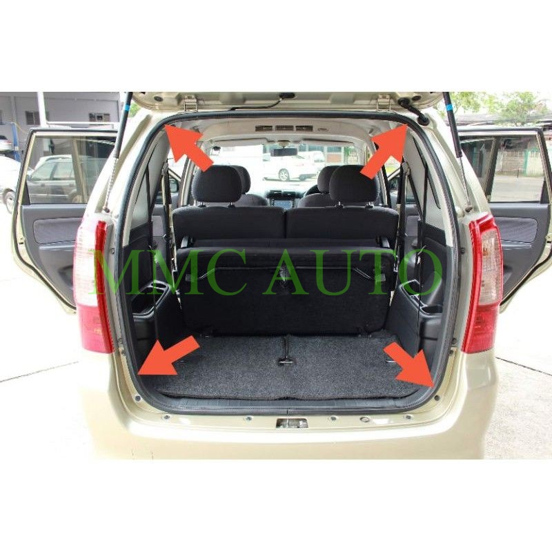 TOYOTA F601, F602 AVANZA 2004-2010 REAR BONNET RUBBER/ BELAKANG BOOT ...