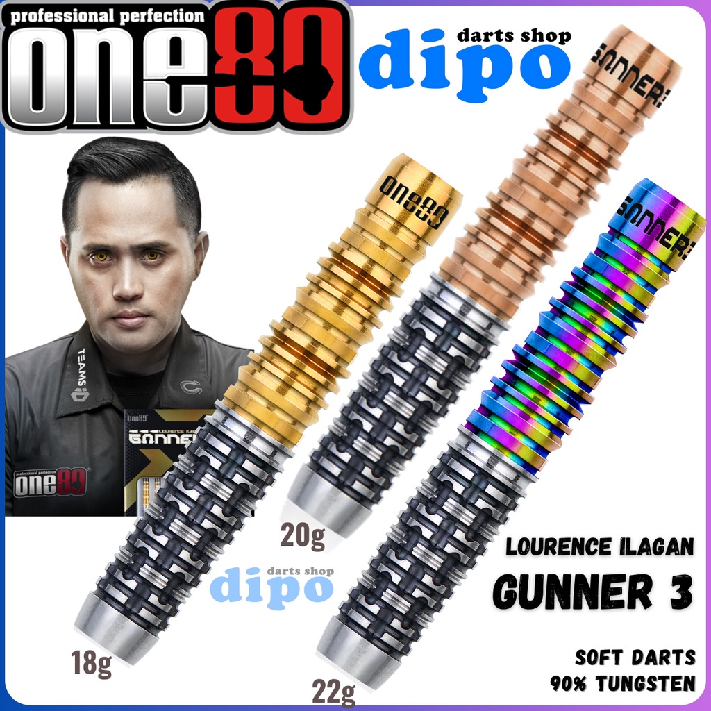ONE80 GUNNER 3 (Lourence Ilagan model) - ONE80 Soft Darts | Shopee Malaysia