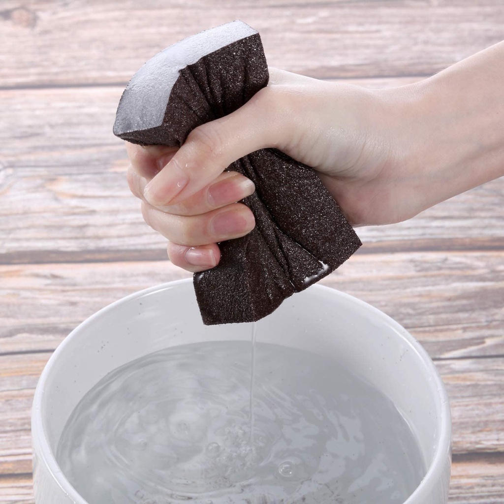 Sanding Block Sponge Abrasive Polishing Emery Cleaner Sandpaper Rough ...