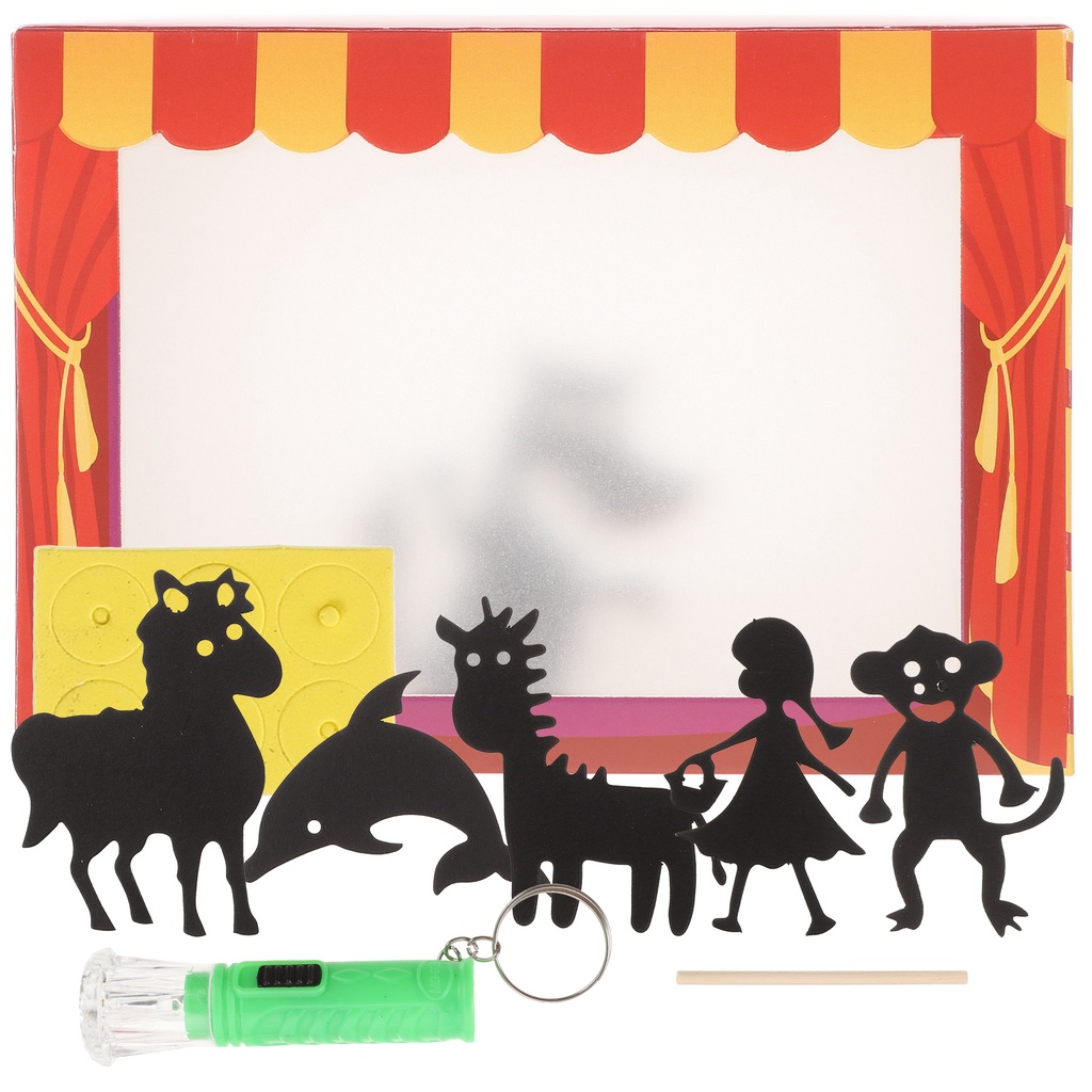 Puppets Craft DIY Show Shadow Puppetry Manual Pupils Child, | Shopee ...