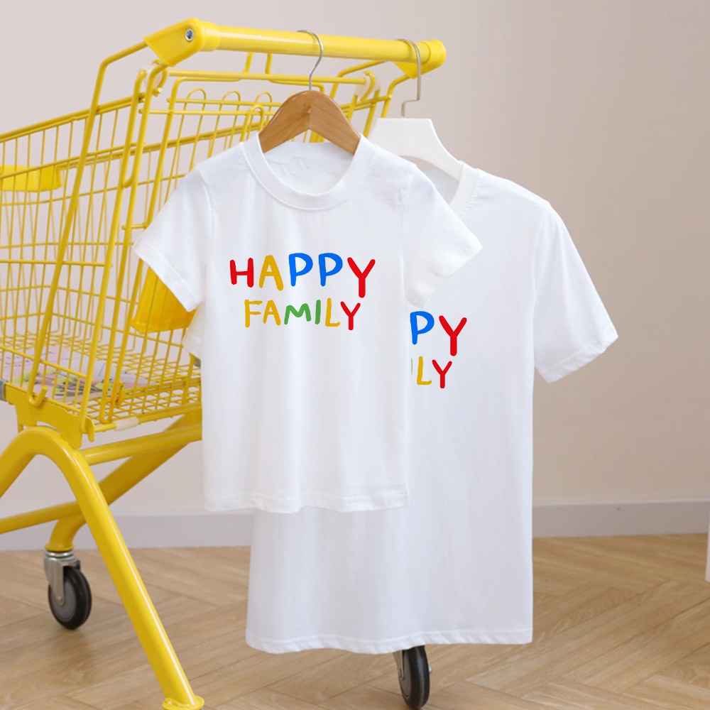 Happy Family Matching Outfits Father Mother Kids Clothes Look Tshirt ...