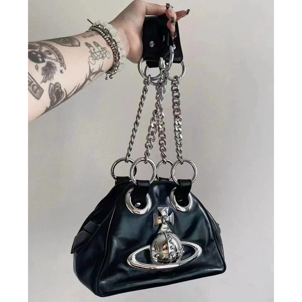 Vivienne Westwood New Niche Design Punk Underarm Bag YK2 Shoulder Bag ...