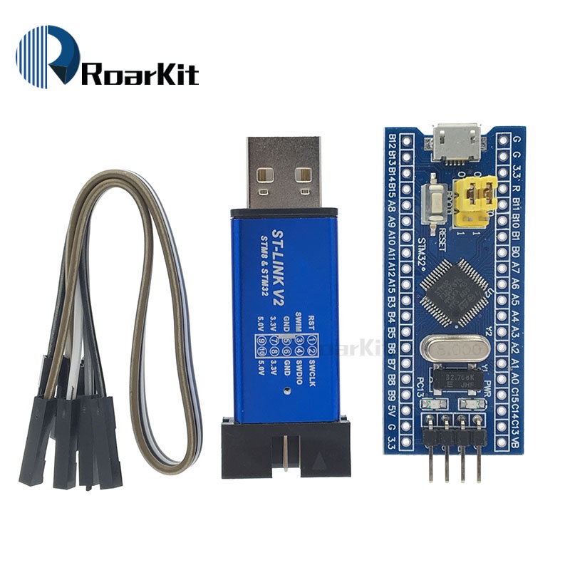 STM32F103C8T6 ARM STM32 Minimum System Development Board Module For Arduino DIY Kit + ST-Link V2 ...