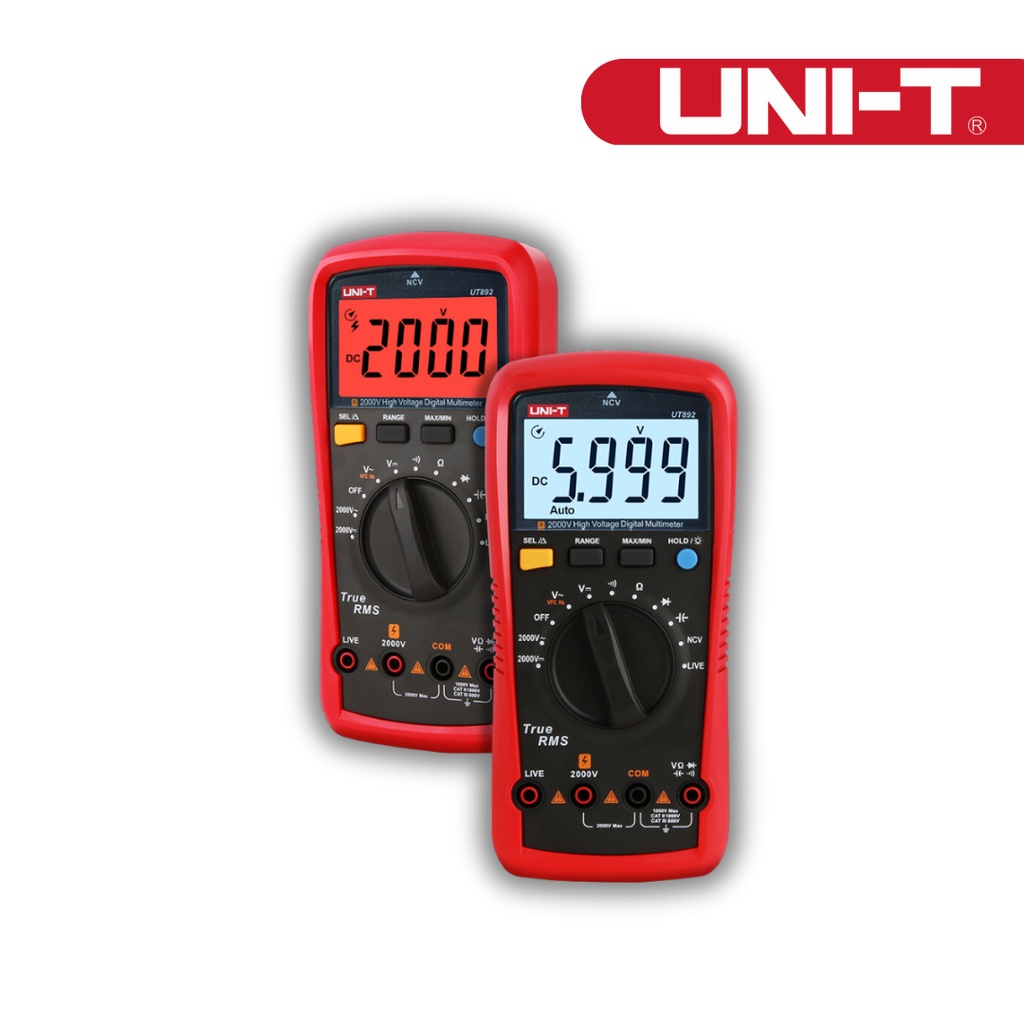 UNI-T UT892 2000V High Voltage Digital Multimeter | Shopee Malaysia